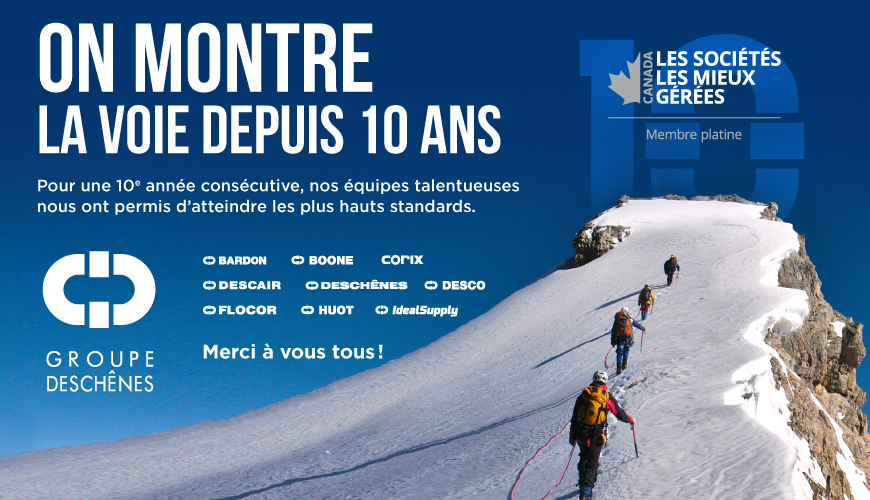 Page d'accueil | Groupe Deschênes